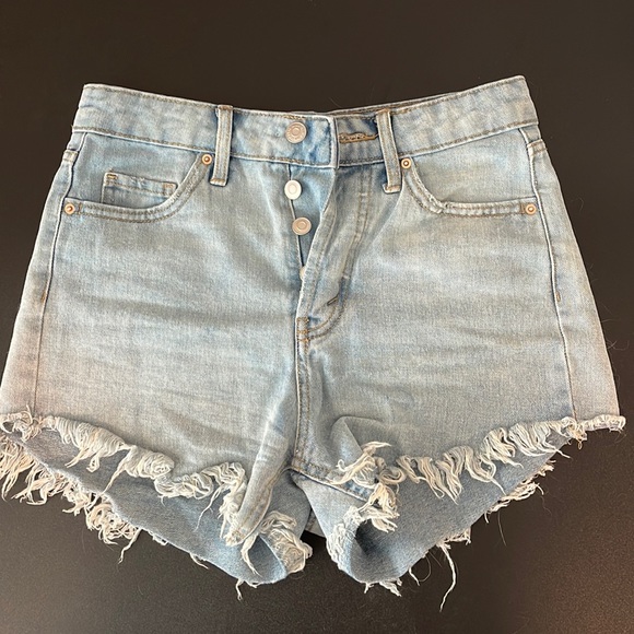 Target | Shorts | Target High Rise Light Wash Jean Shorts | Poshmark